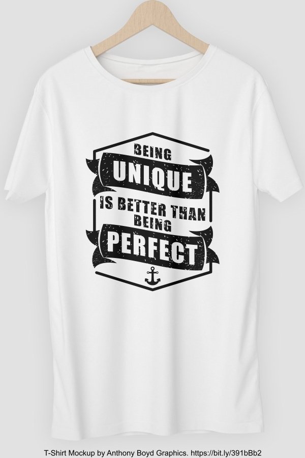 Being Unique is Better... T-Shirt Design | SVG PNG EPS AI