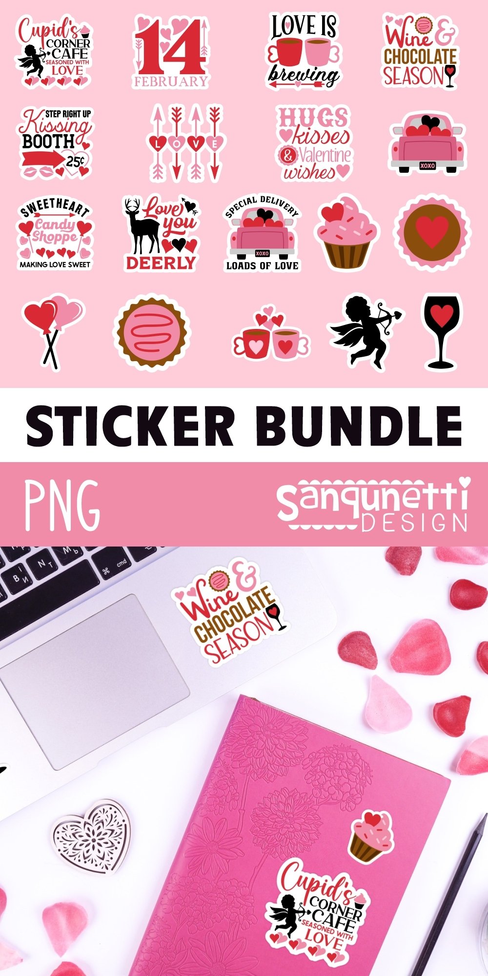 Valentine Sticker Bundle