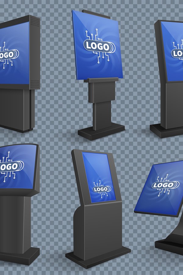 Touch screen computer terminals, lcd standing monitor of inf