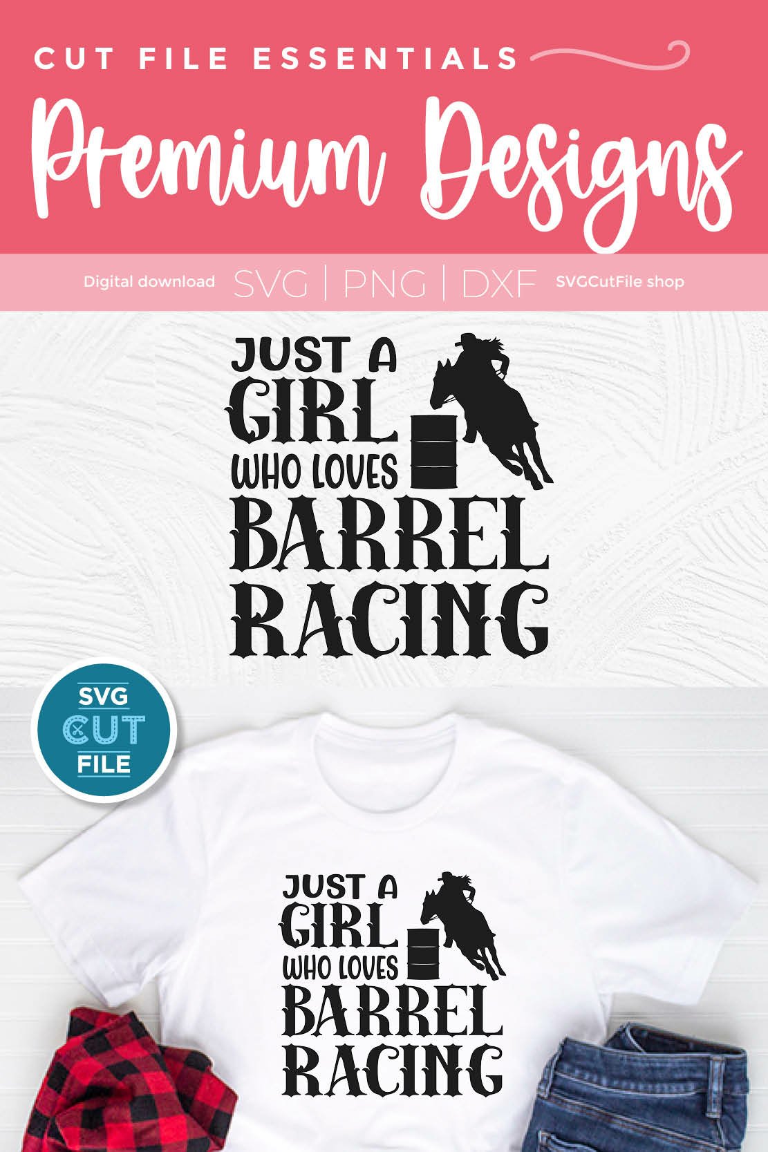Barrel Racing svg for Cricut or Silhouette