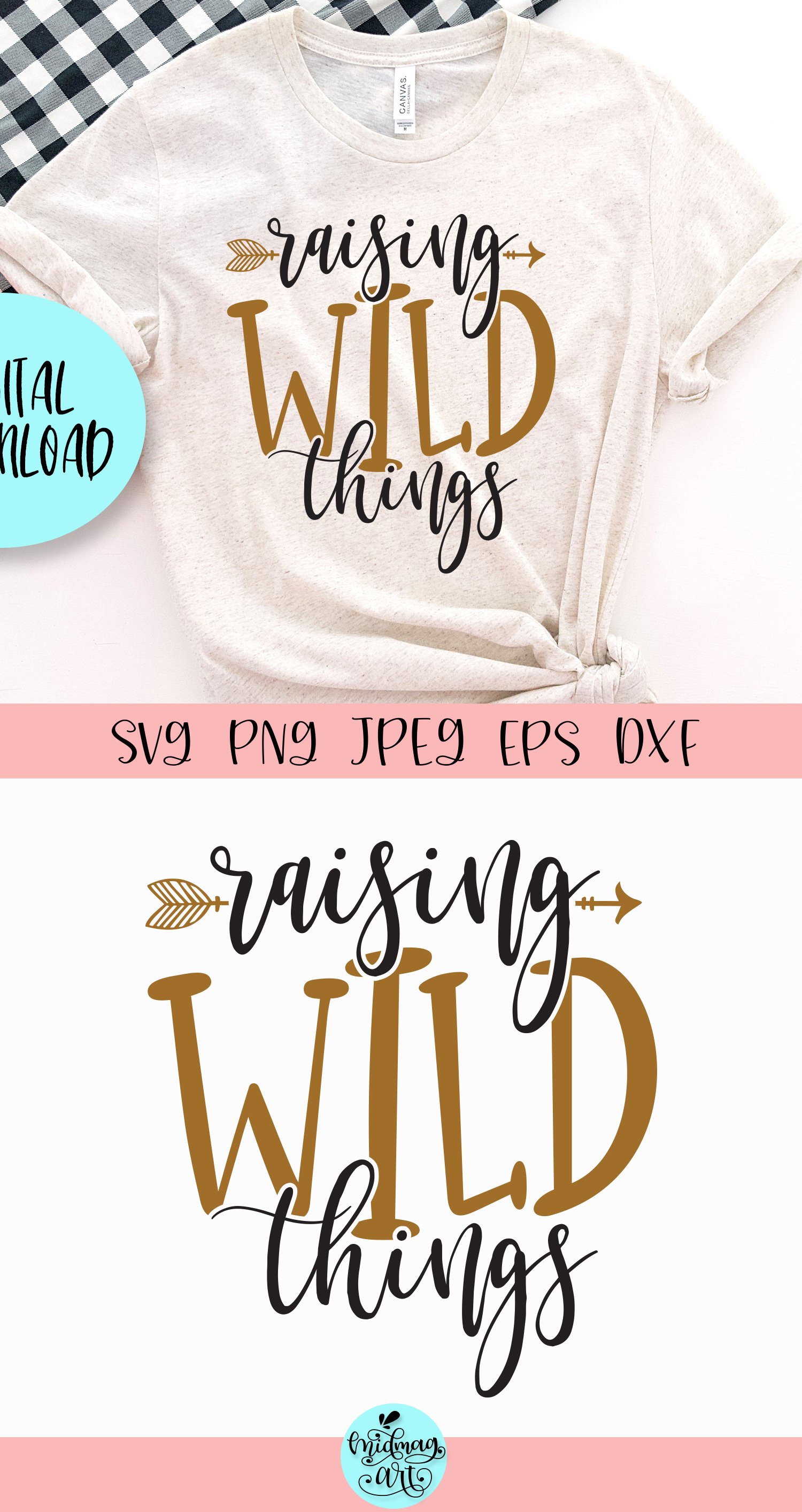 Raising wild things svg, mom svg (1252781)