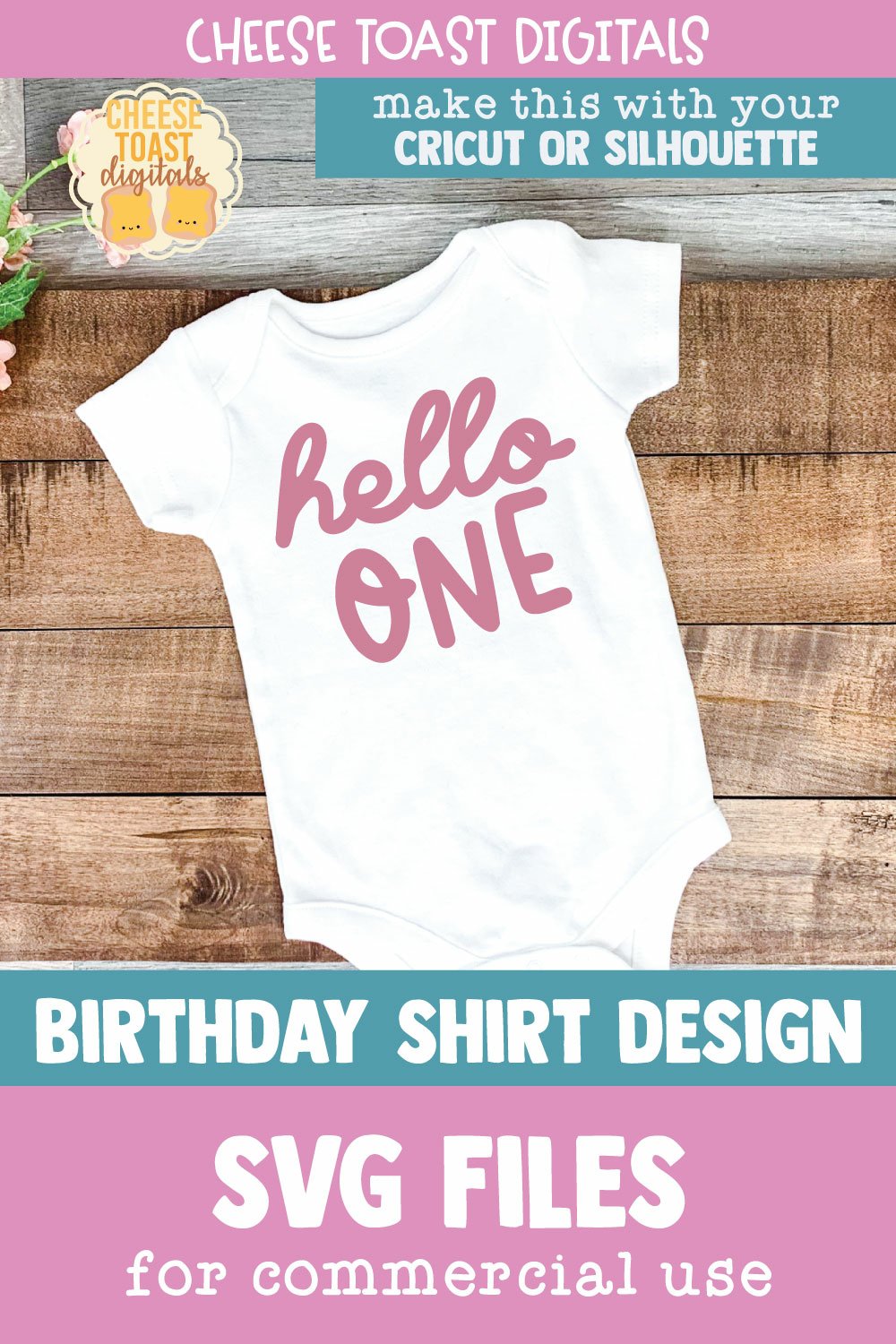 Hello One SVG | Birthday Shirt Design