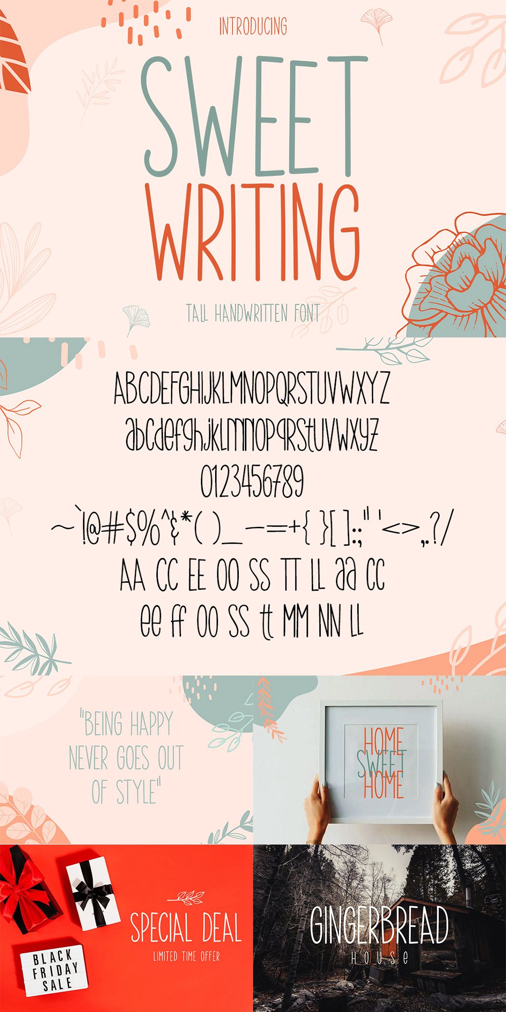 SWEET WRITING || Tall Handwriting