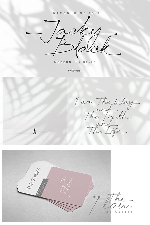 Jacky Black | Handwritten ink style (934284)