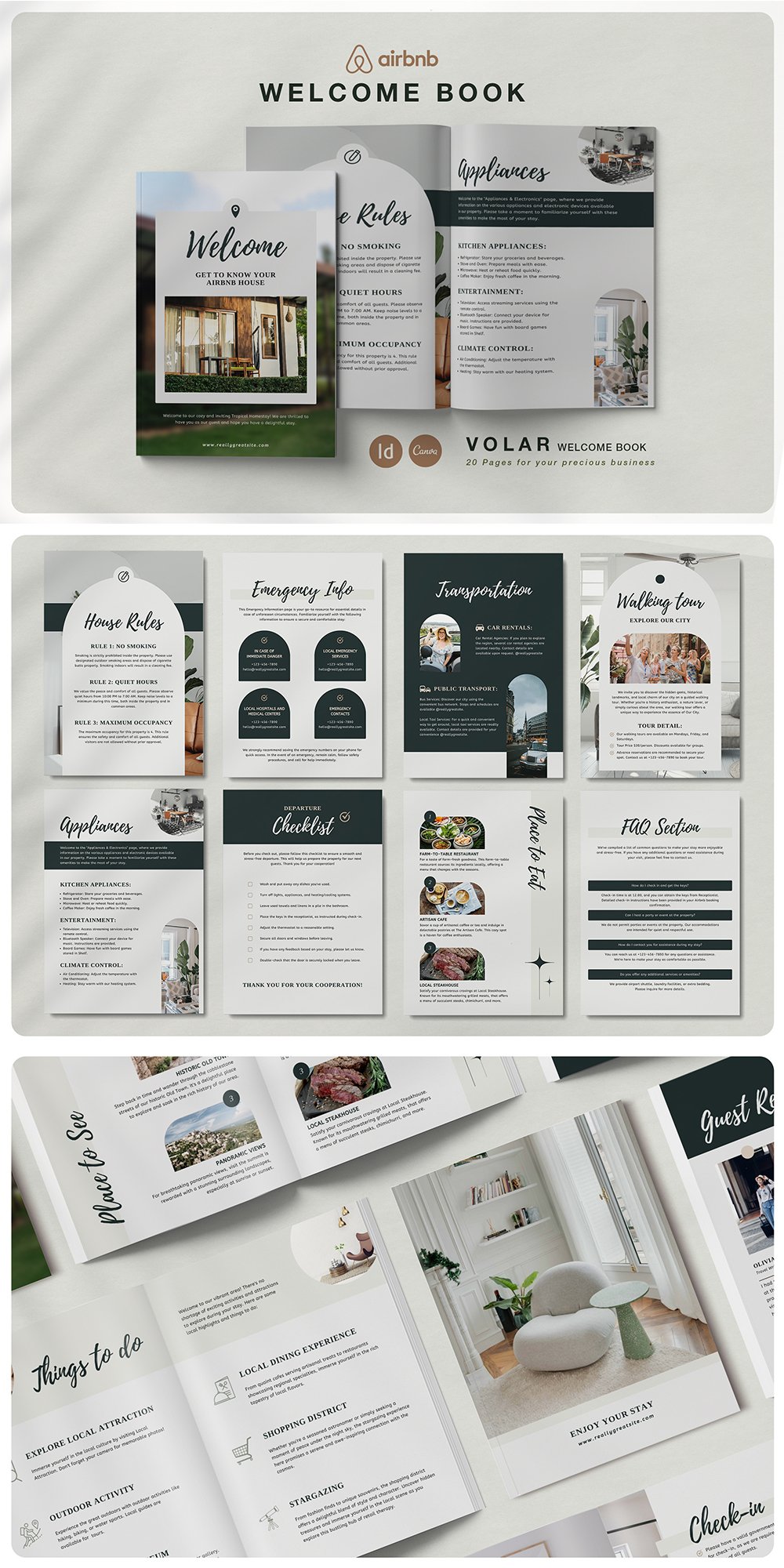 VOLAR Airbnb Welcome Book