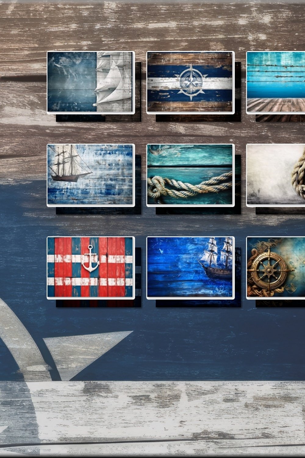 12x Maritime backgrounds