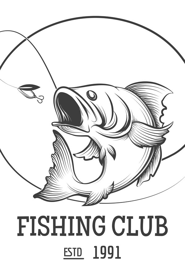 Fishing club logo