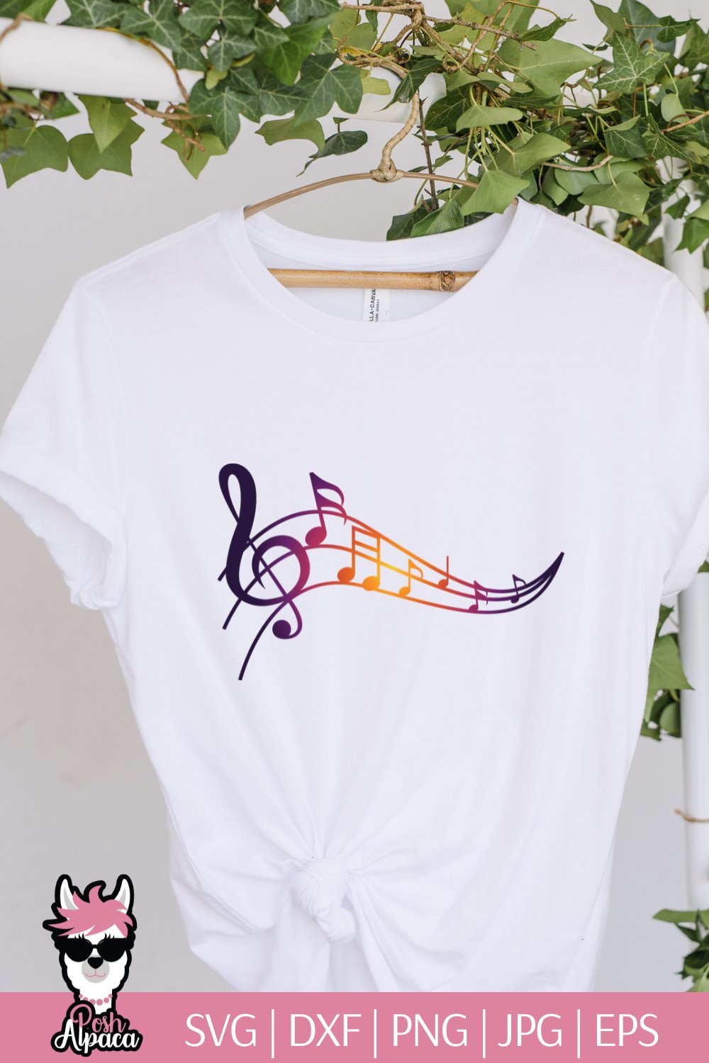 Music notes design