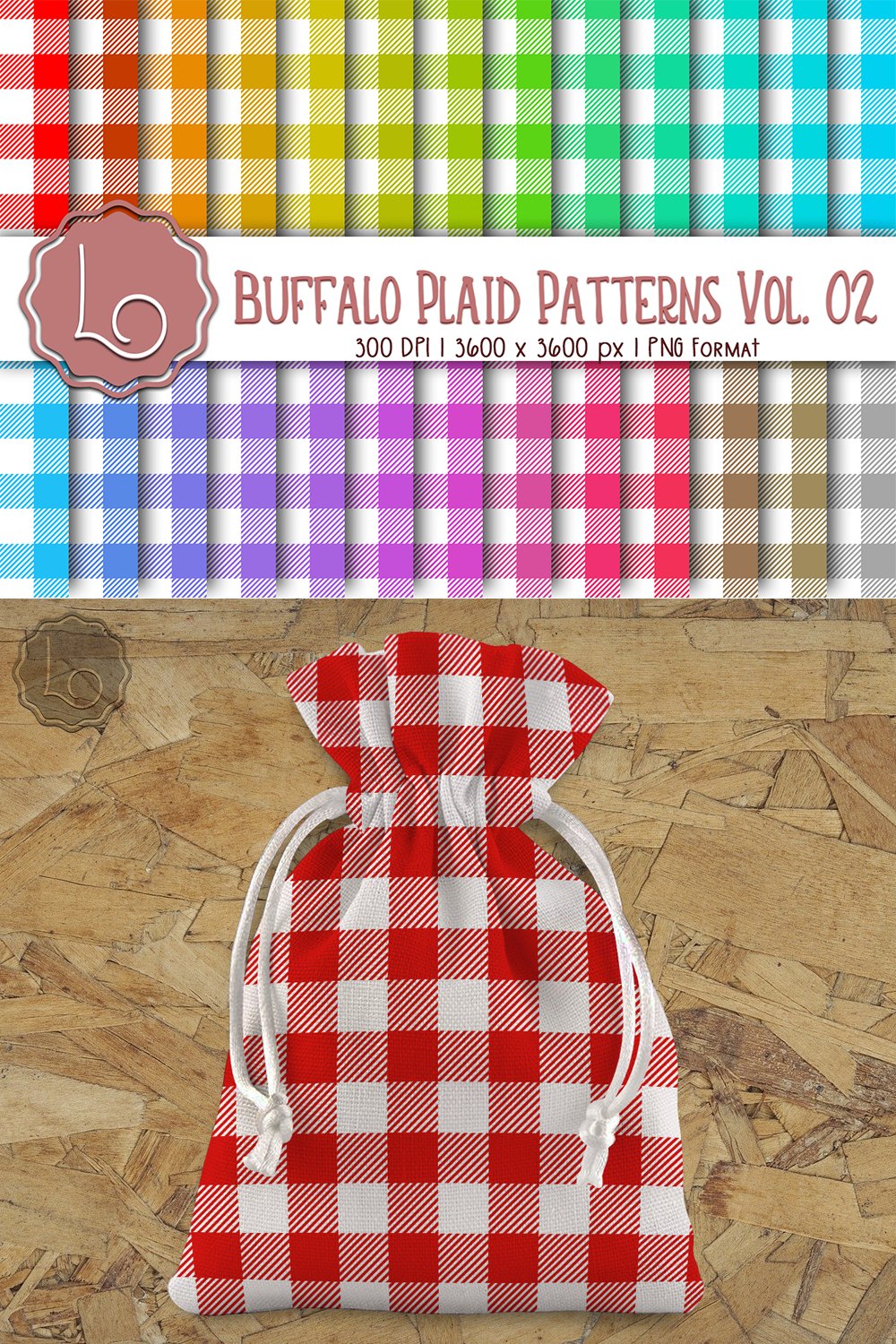 26 Buffalo Plaid Patterns Vol 02