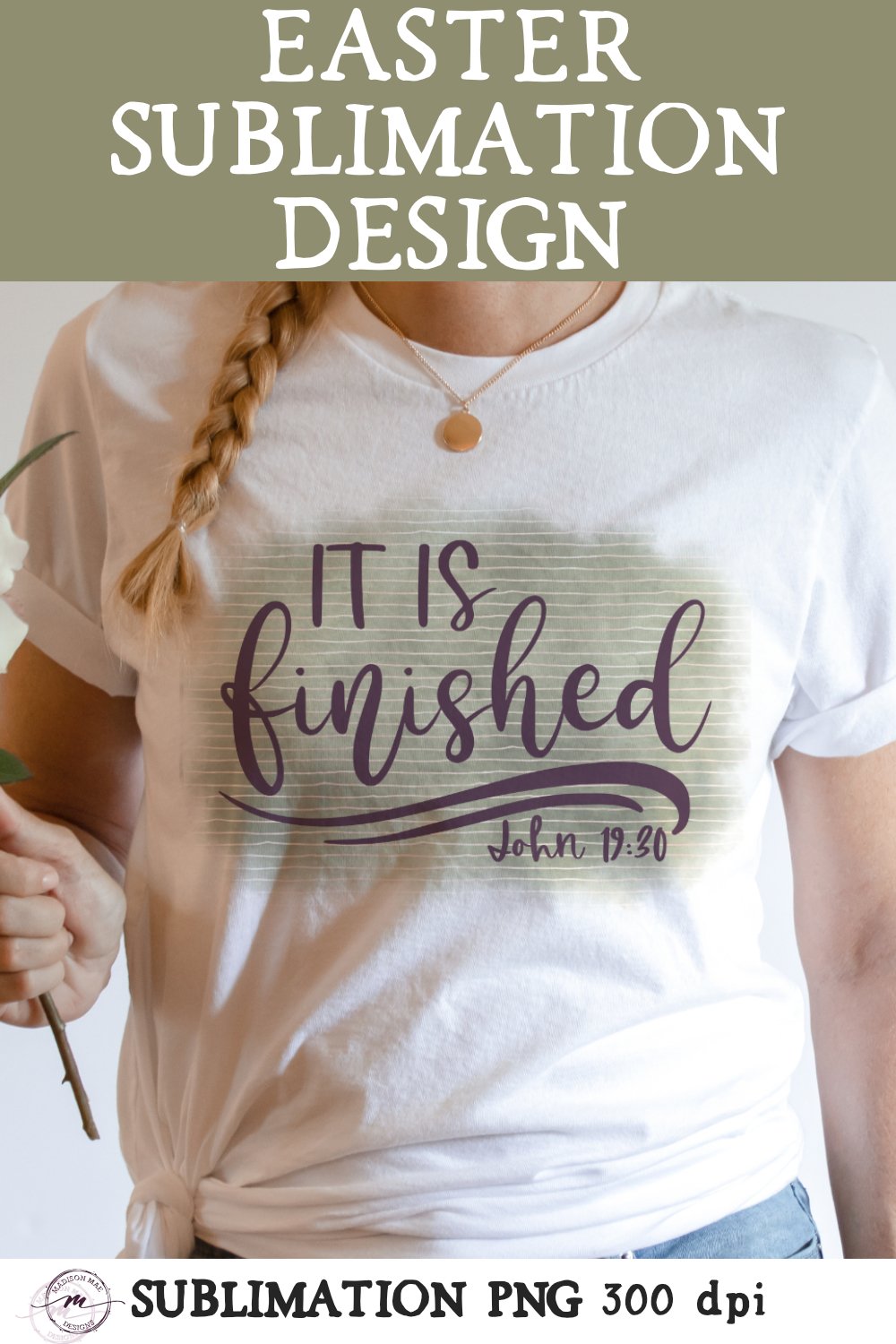 Christian Easter Sublimation | It is Finished