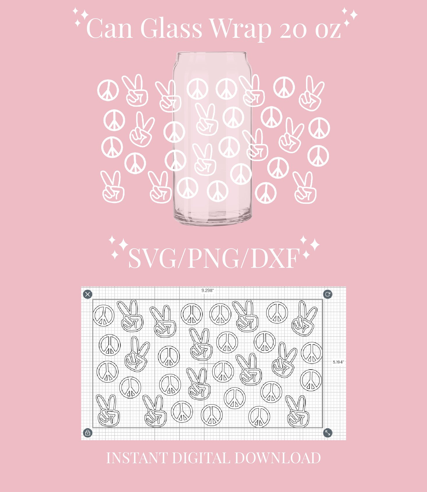 20 oz Can Glass wrap SVG, Beer Glass Wrap SVG, (1971330)