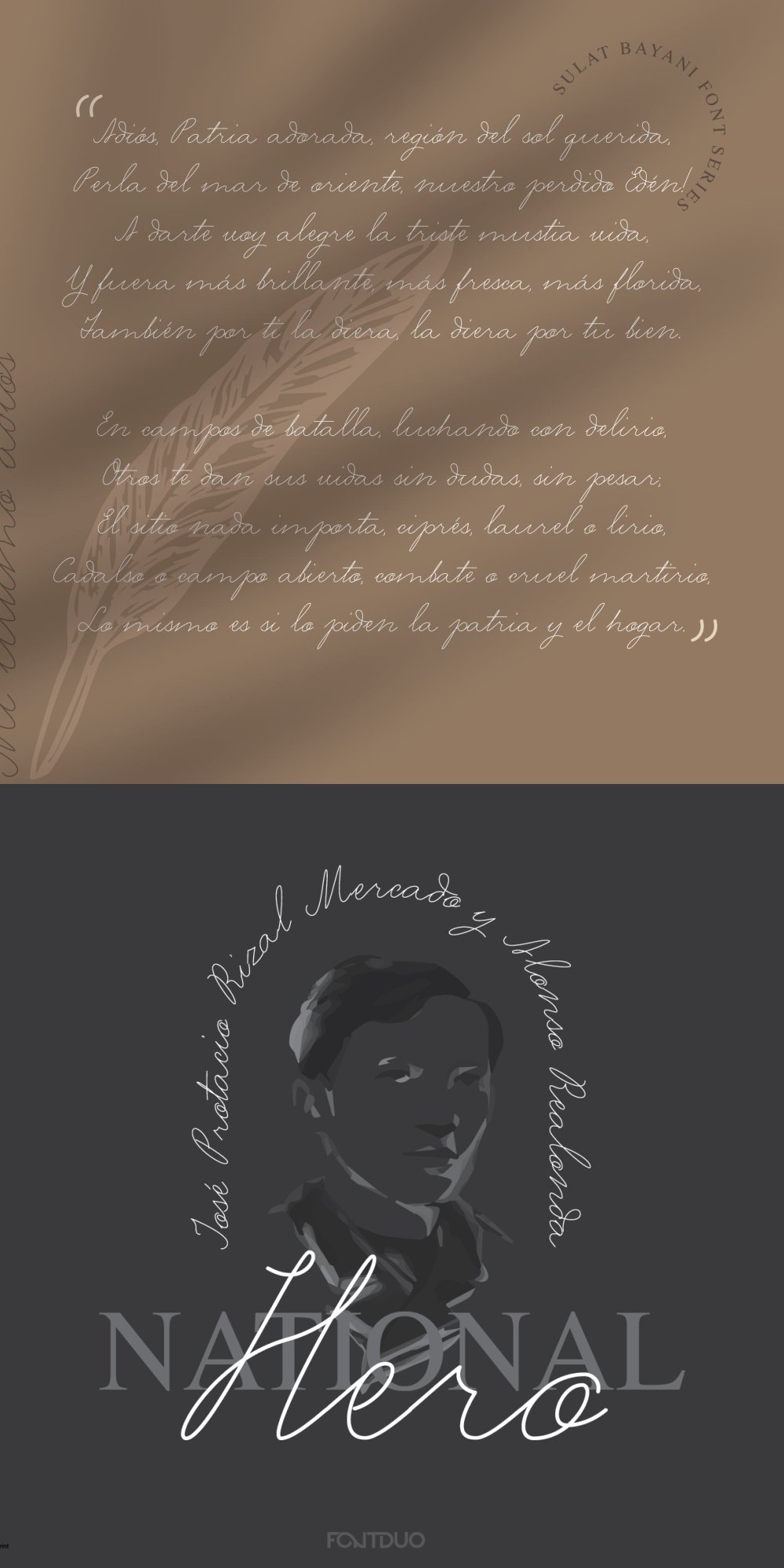 Sulat Rizal - Script Handwritten Font