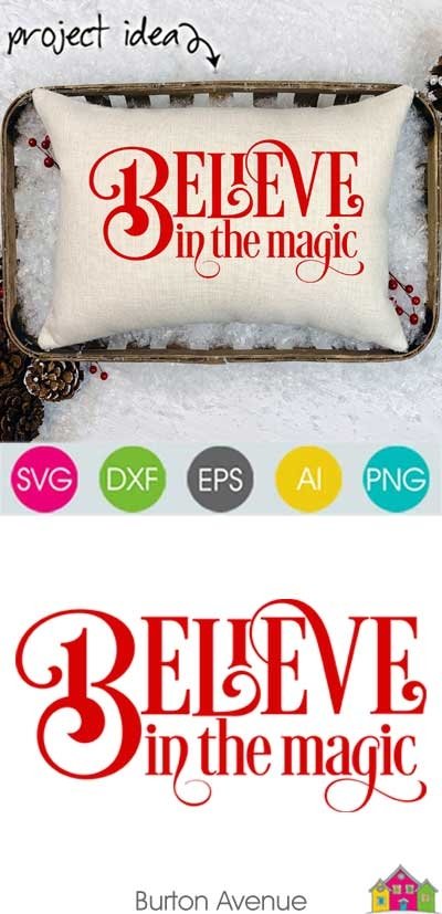 Believe in the Magic Christmas SVG| Christmas SVG