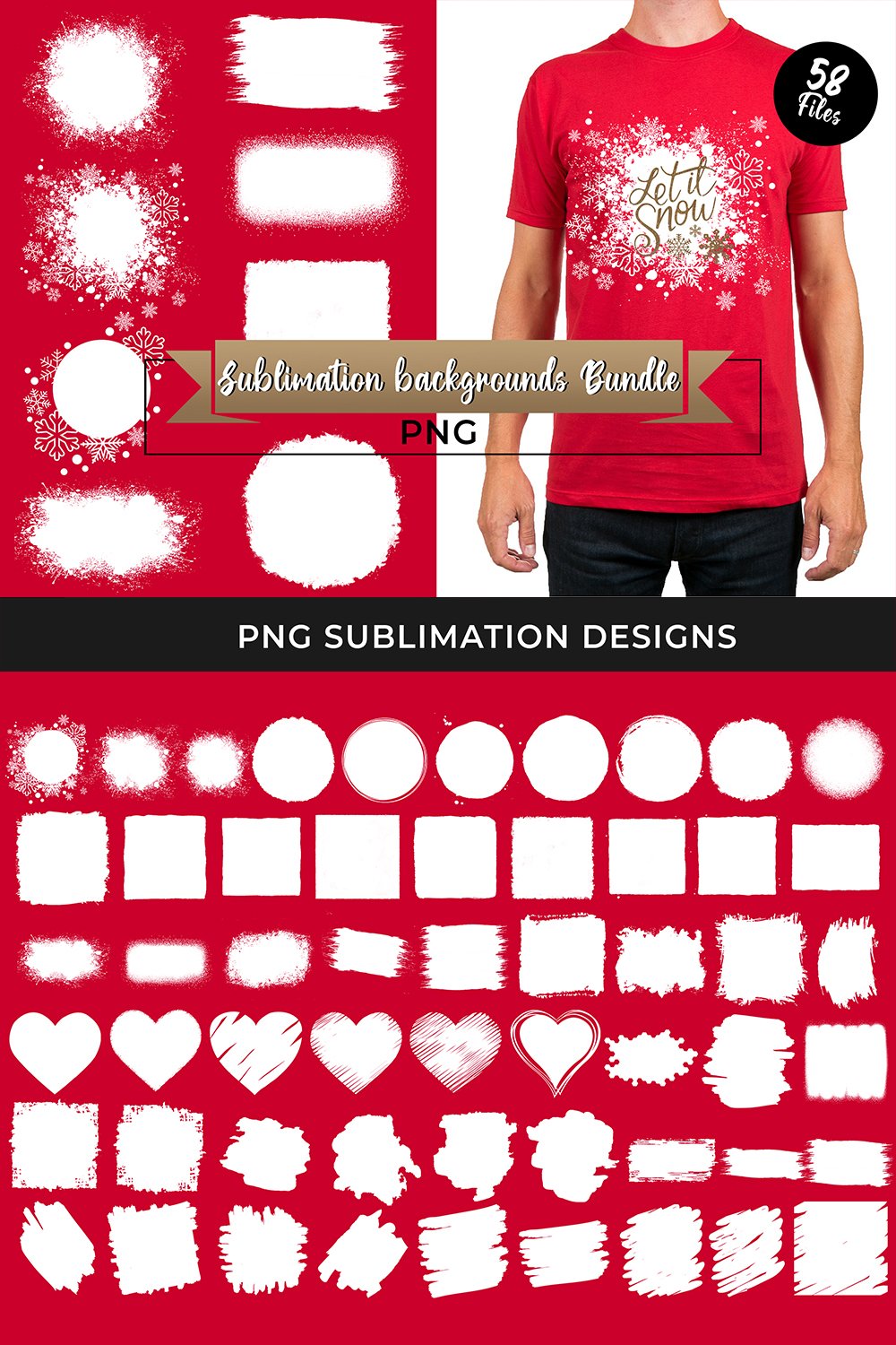 Sublimation backgrounds Bundle, background for (2201348)