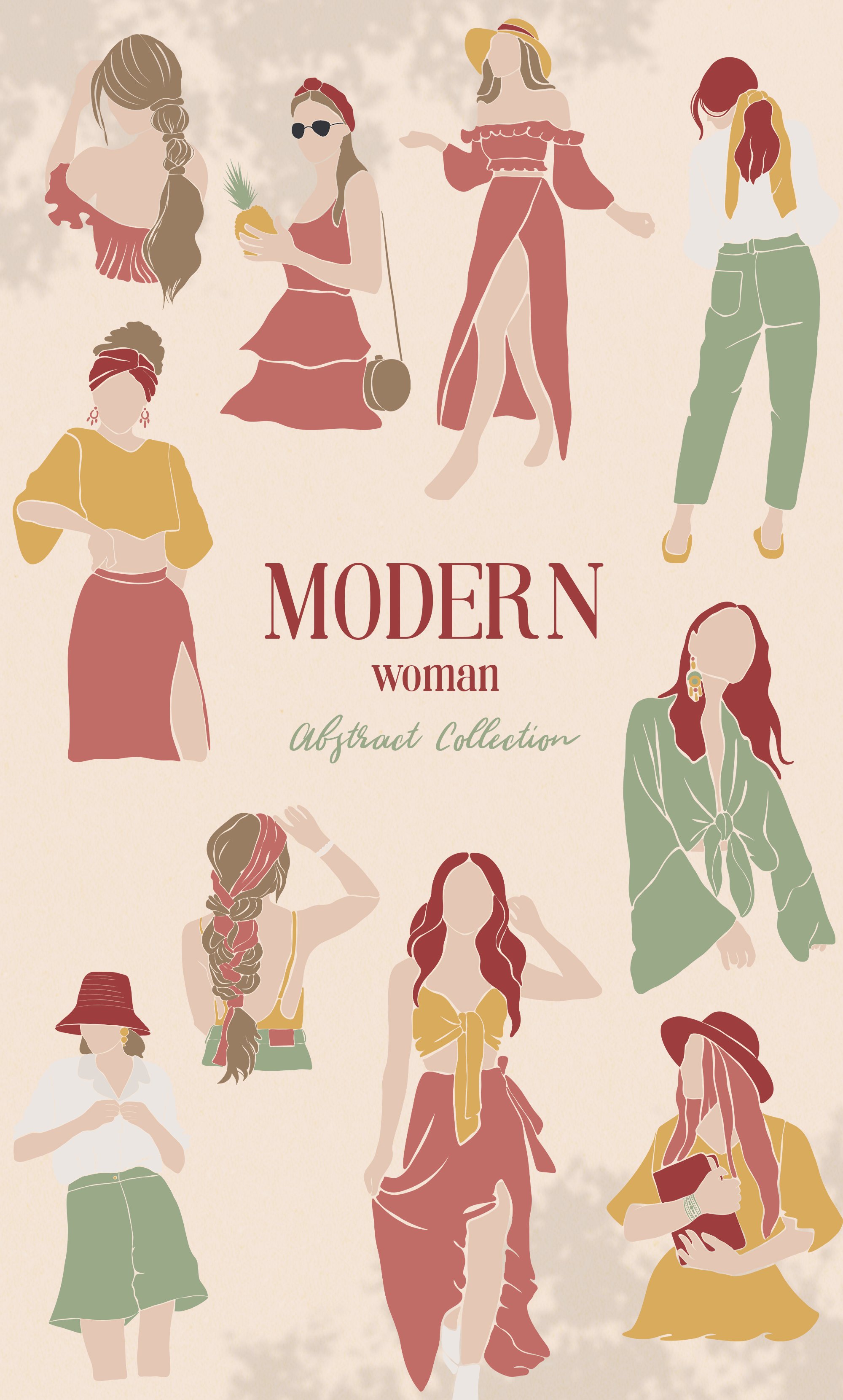 Abstract Women Clipart (955878)