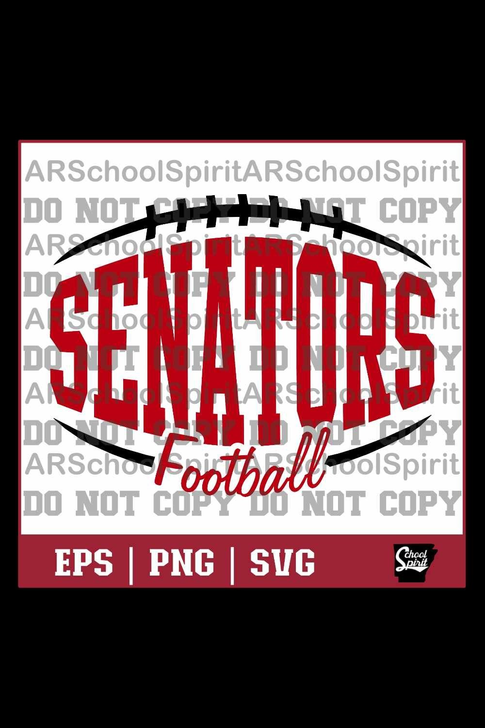 Senators Football SVG Shirt Design