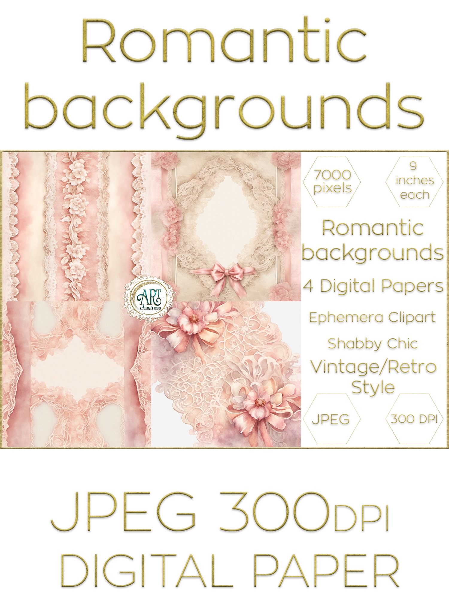 Watercolor Digital Paper Collage Sheets scrapbook (2907249)