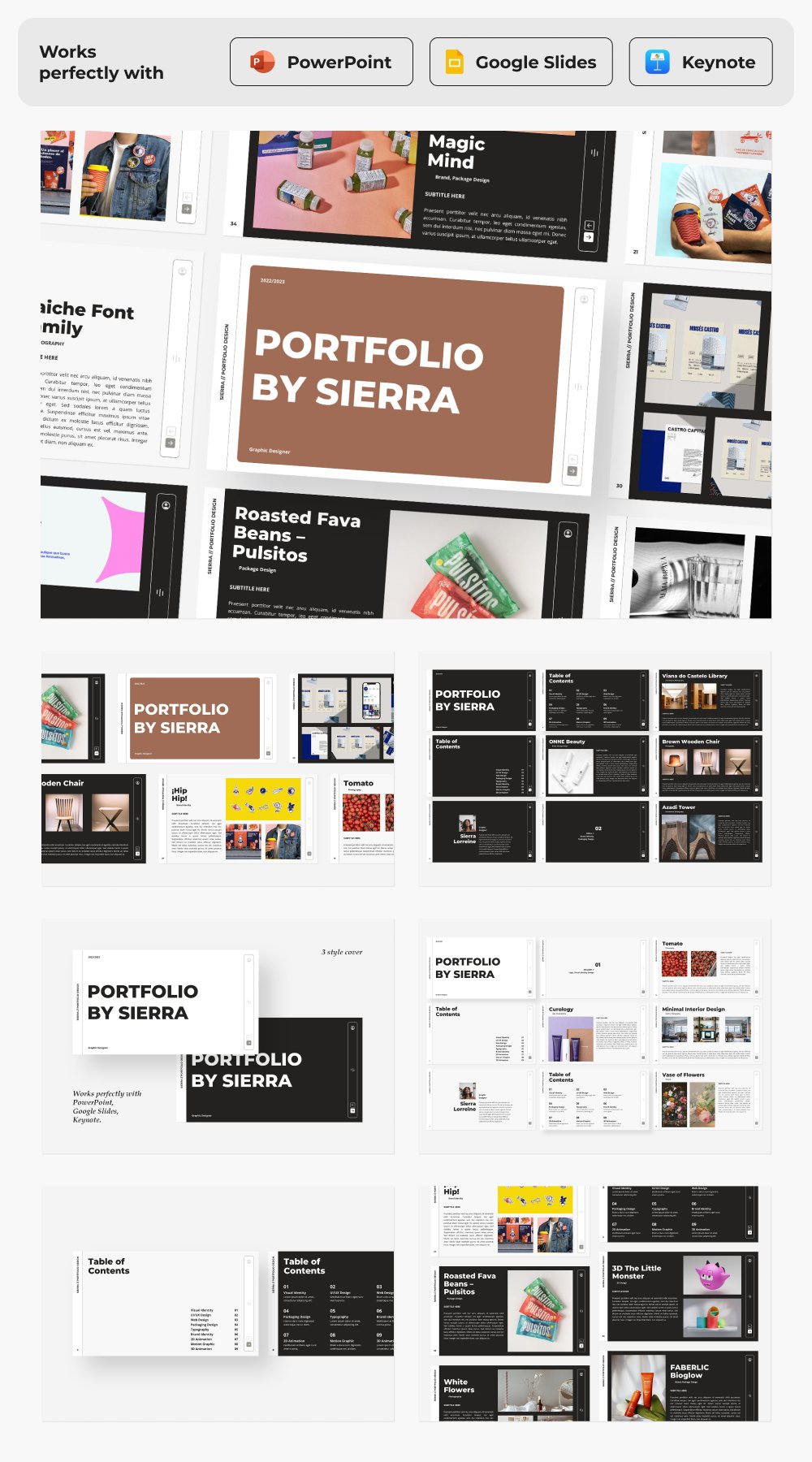Portfolio Google Slides Template