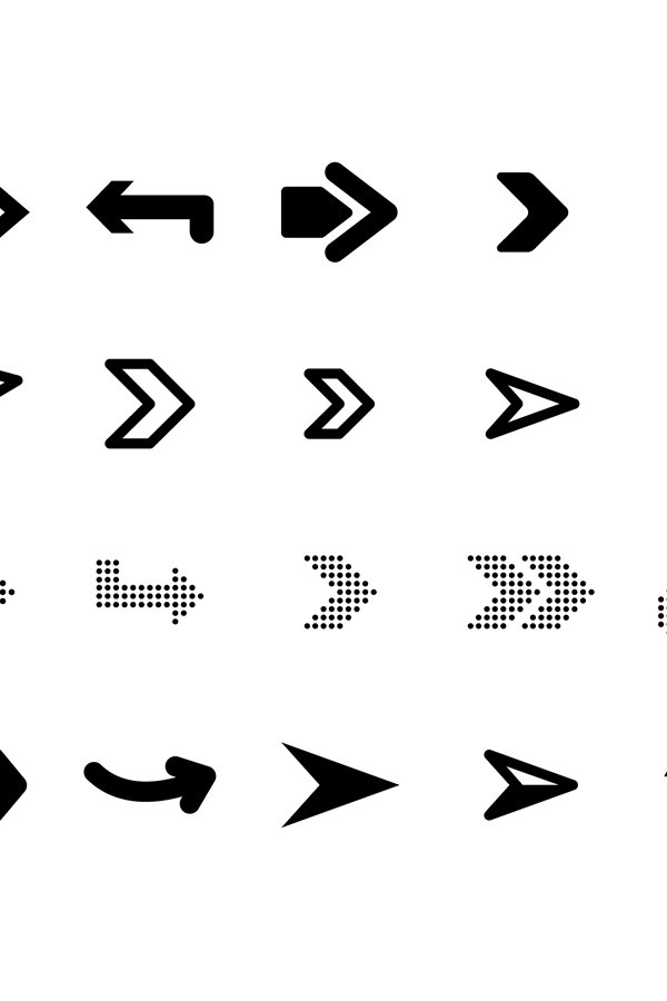 Web arrows. User pointer arrow sign, web interface (967767)