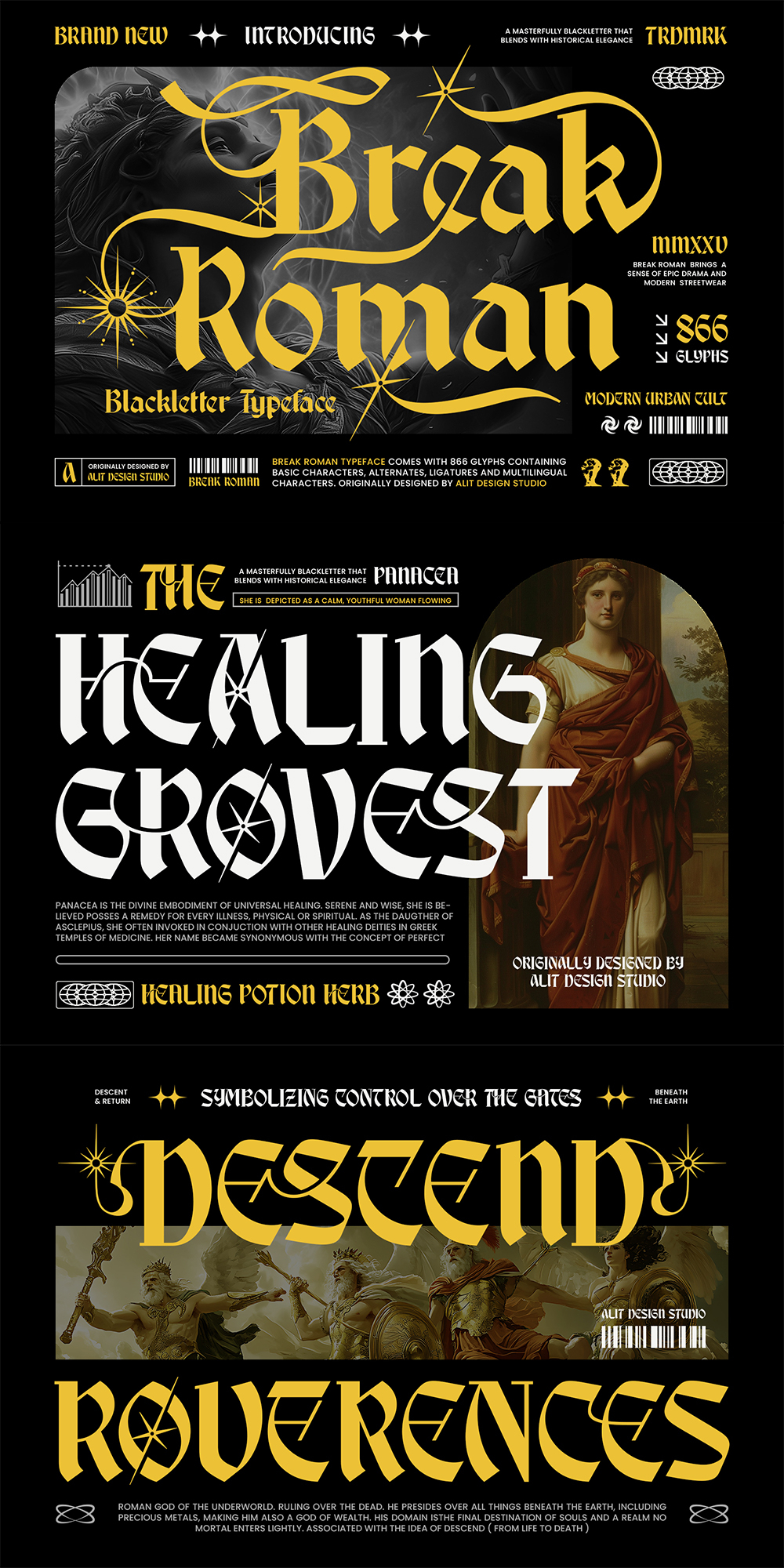 Break Roman Typeface