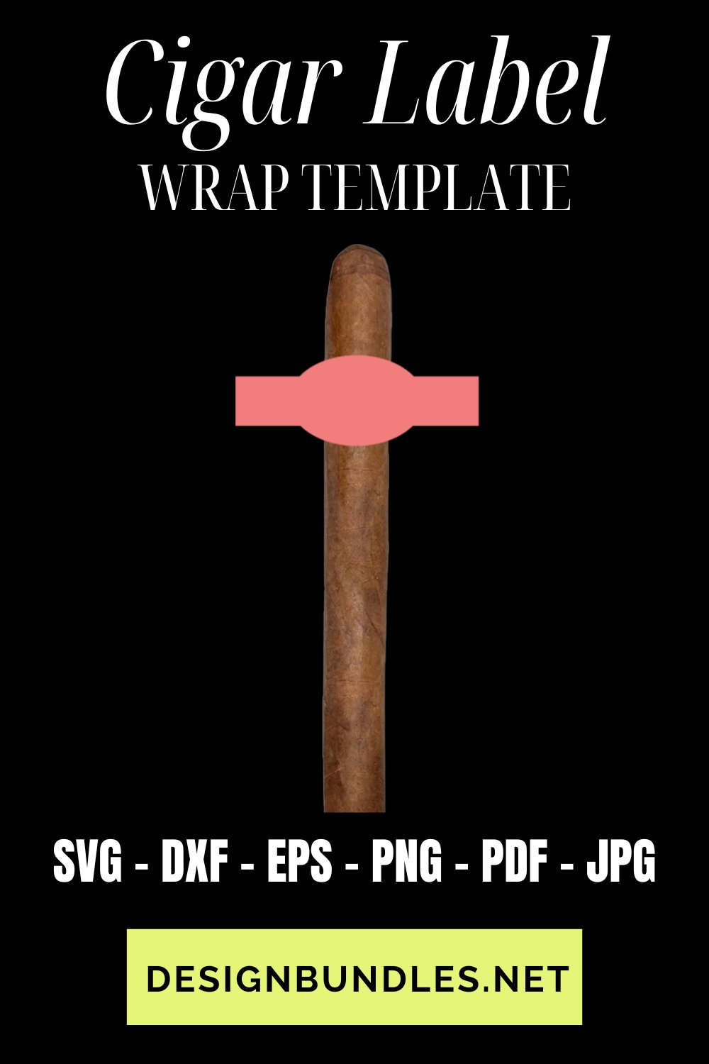 Cigar Label Template, Cigar Wrapper Template (2748478)
