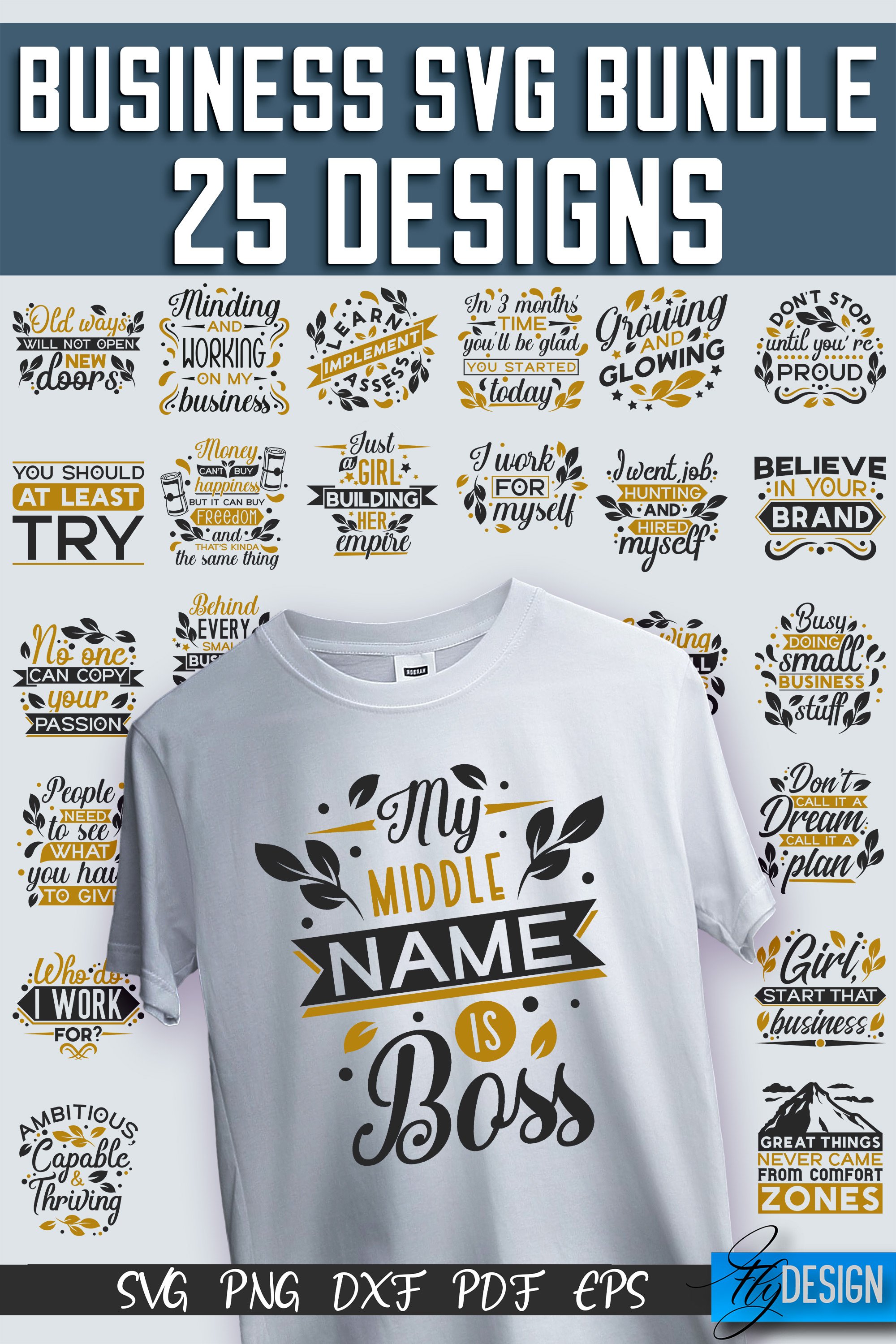 Business SVG Bundle| Funny Quotes SVG | Boss SVG (2587381)