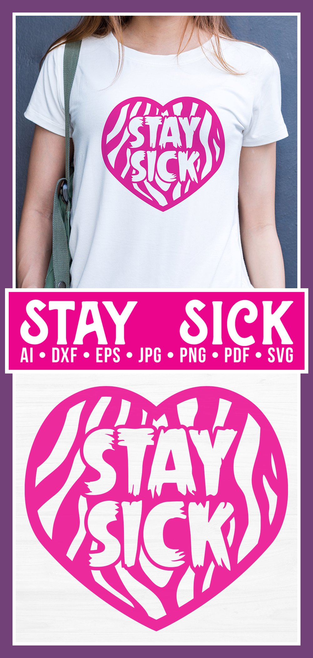 Stay sick SVG