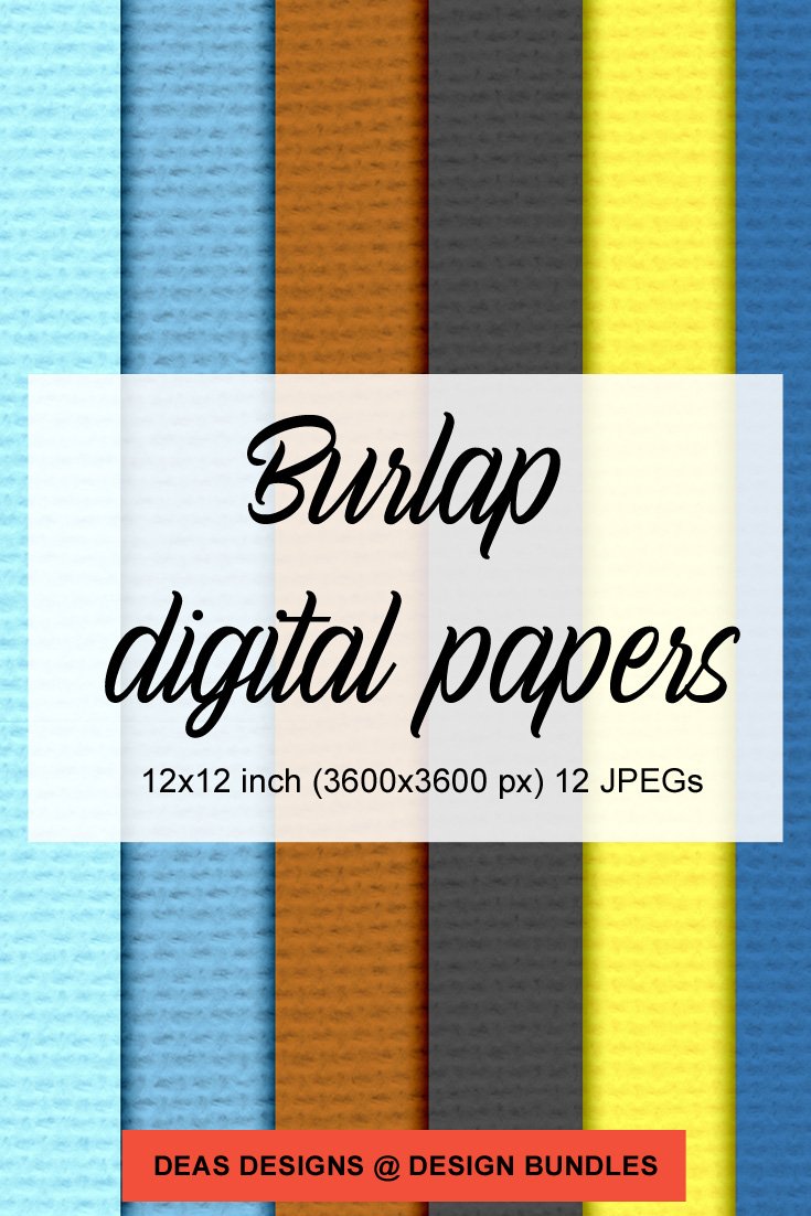 Burlap digital papers