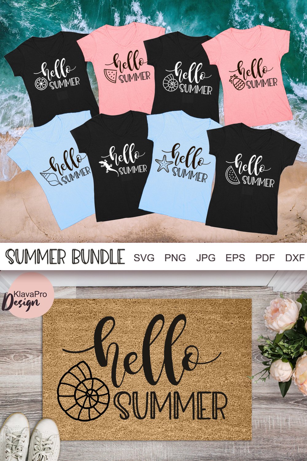 Hello Summer bundle - SVG design