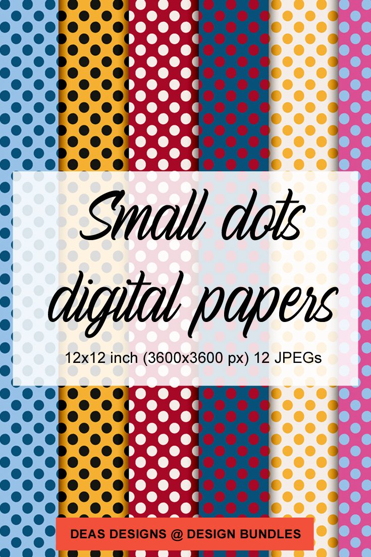 Small dots digital papers