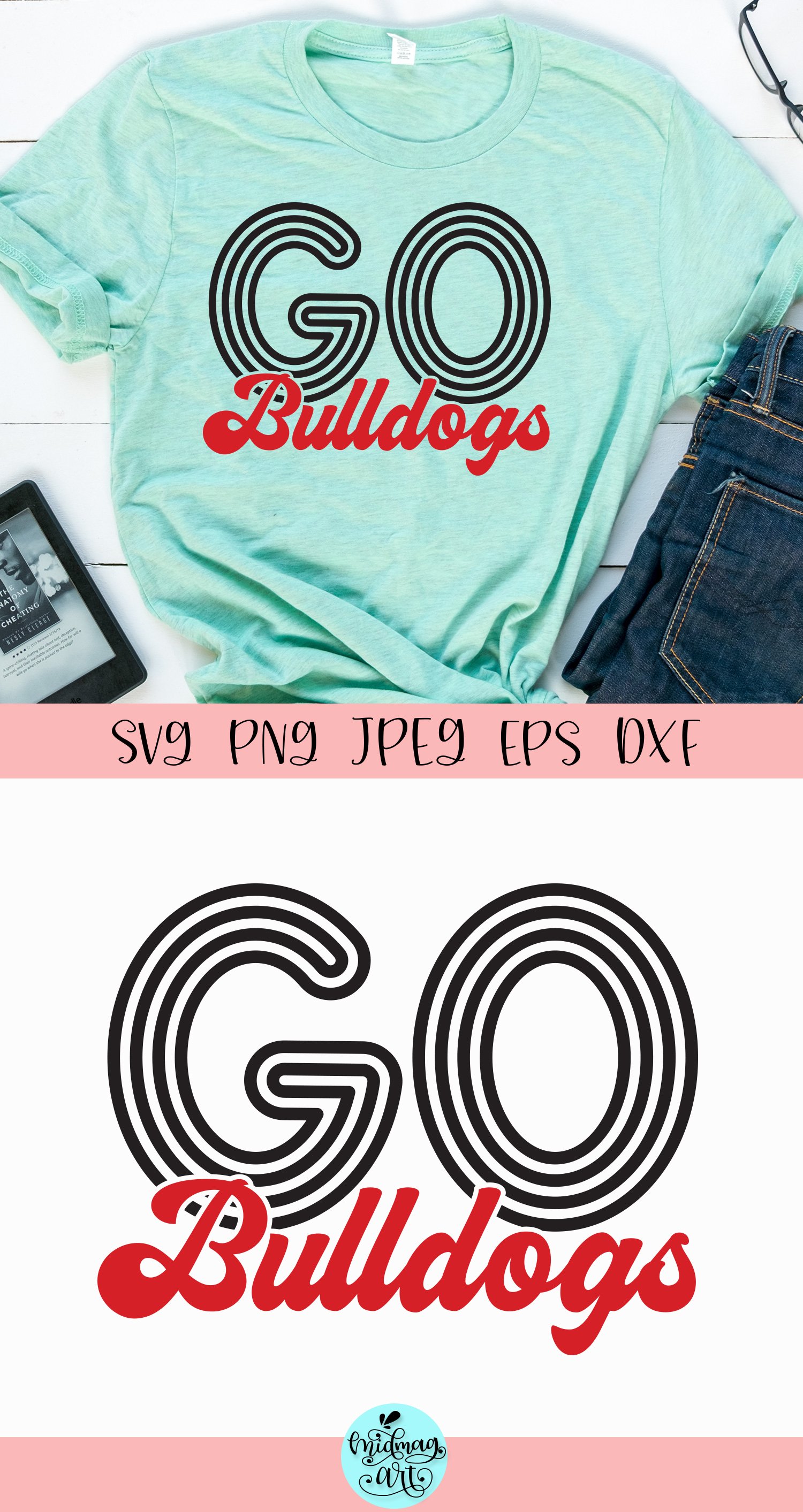 Go Bulldogs svg, sports svg