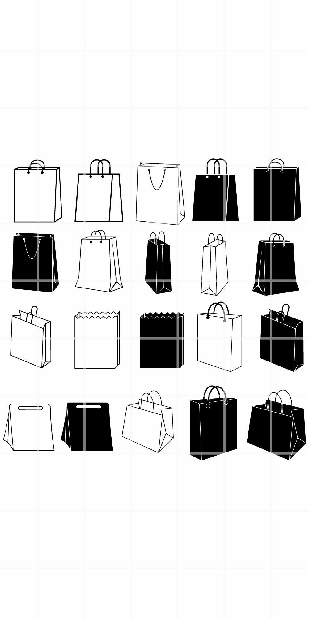 Paper Bag SVG. Paper bag png. Paper Bag clipart. Bag svg.