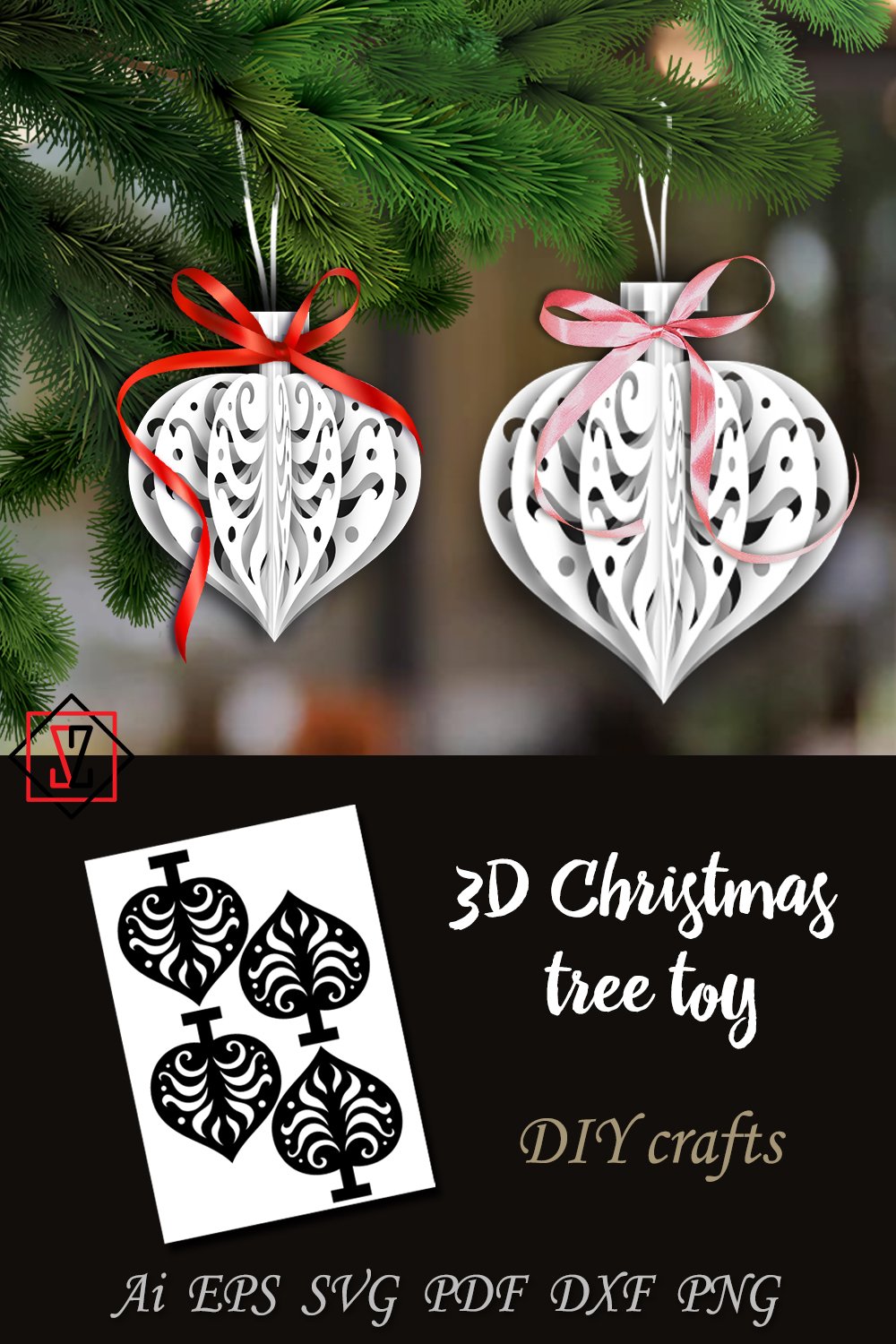 3D Christmas tree toy / DIY crafts