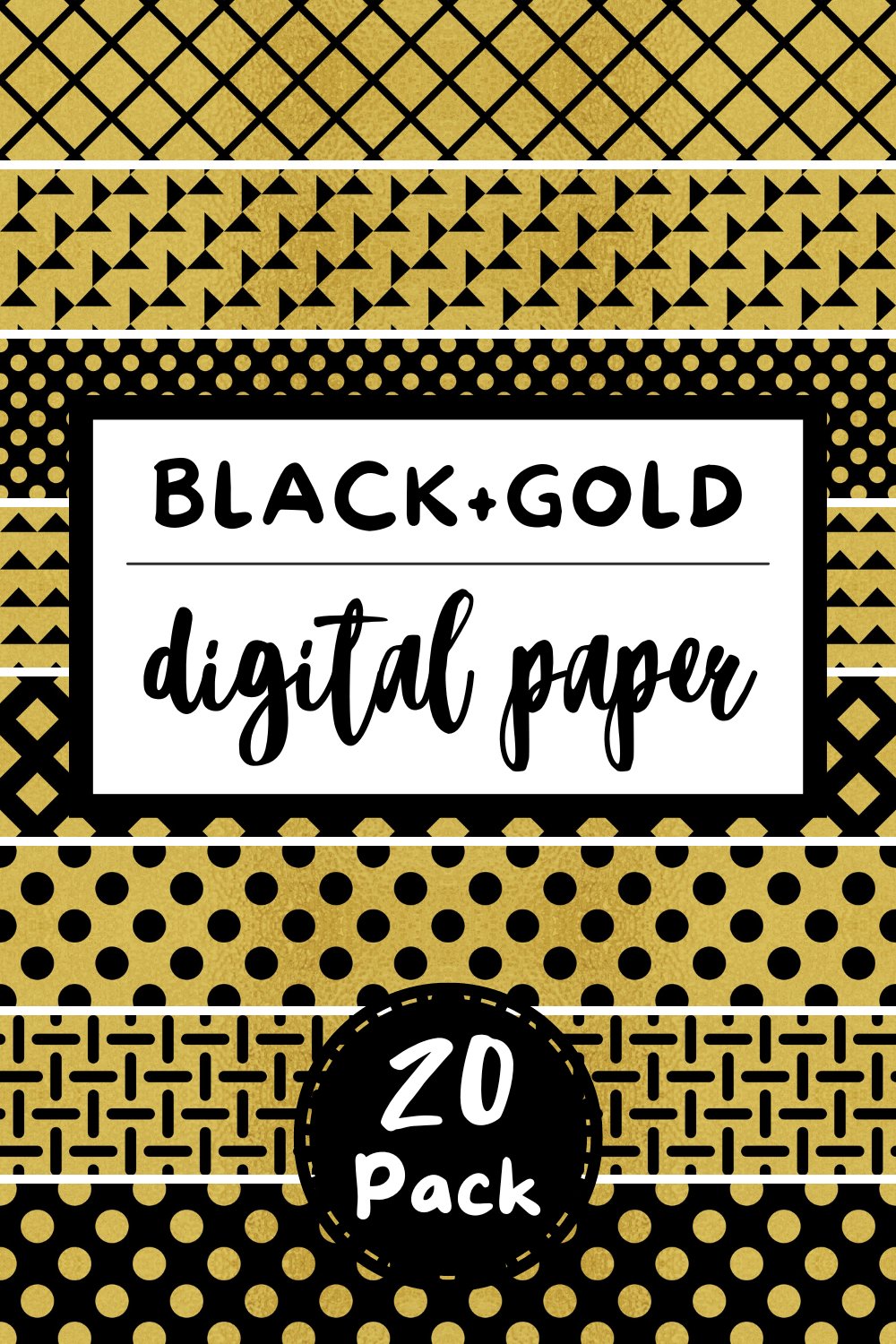 Black And Gold Patterns, Gold And Black Paper