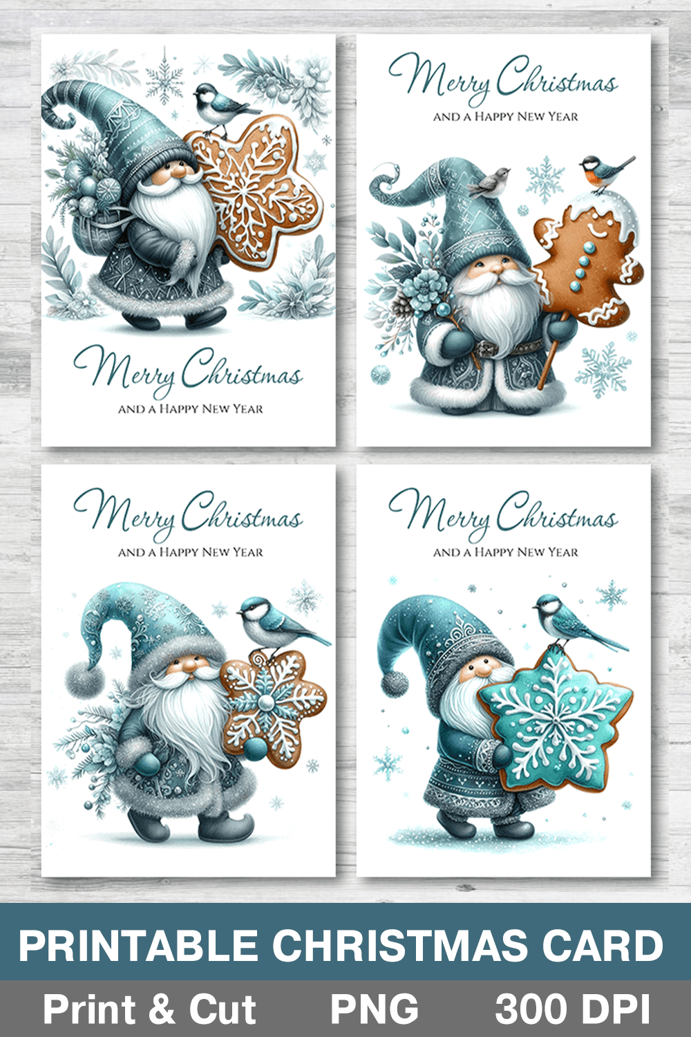 Merry Christmas Card printable