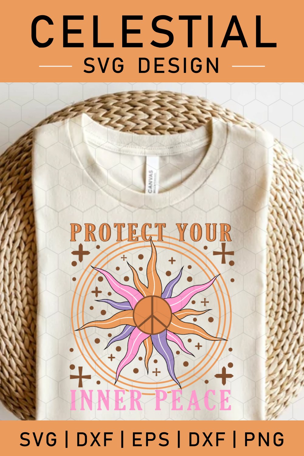 Protect Your Inner Peace, Celestial SVg, Sun SVG