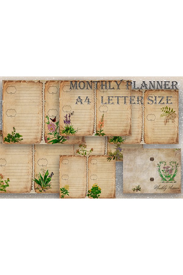 Digital Scrapbook Kit, Junk Journal Printable (1476924)