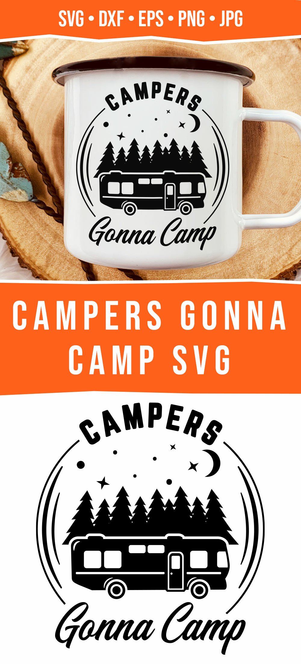 Funny Camping SVG | Campers Gonna Camp
