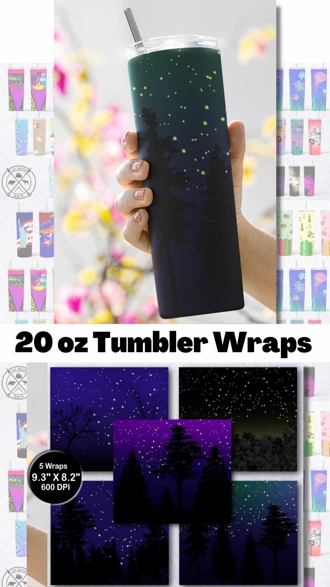 Firefly Tumbler Wrap Sublimation Bundle