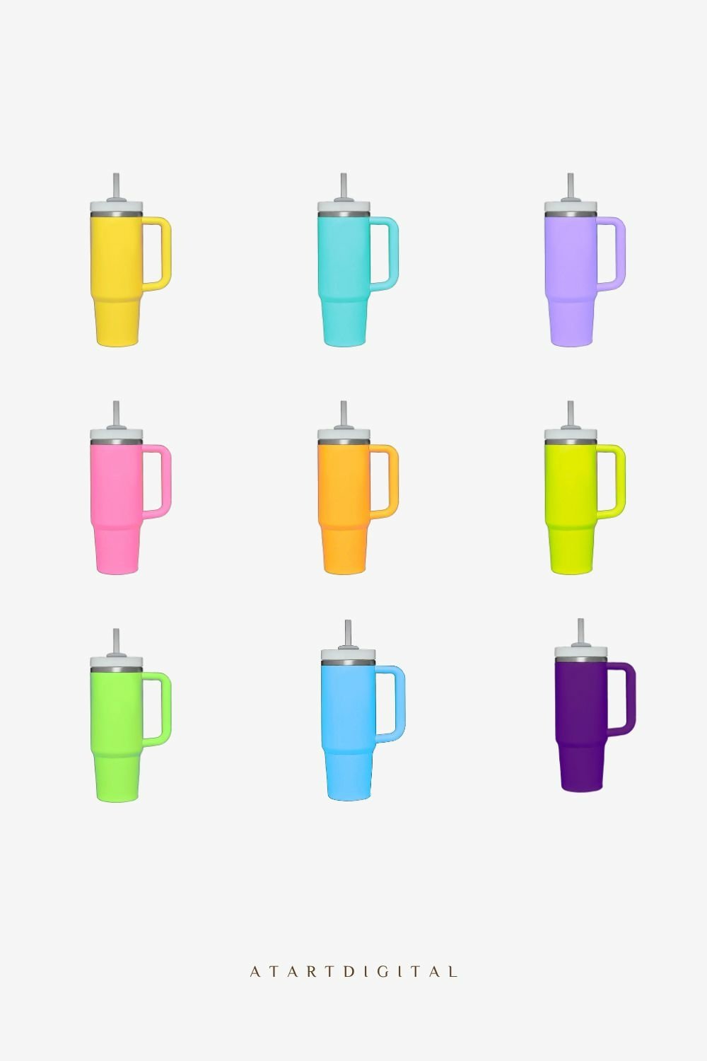 Digital Download 40oz Cup Tumbler Clipart