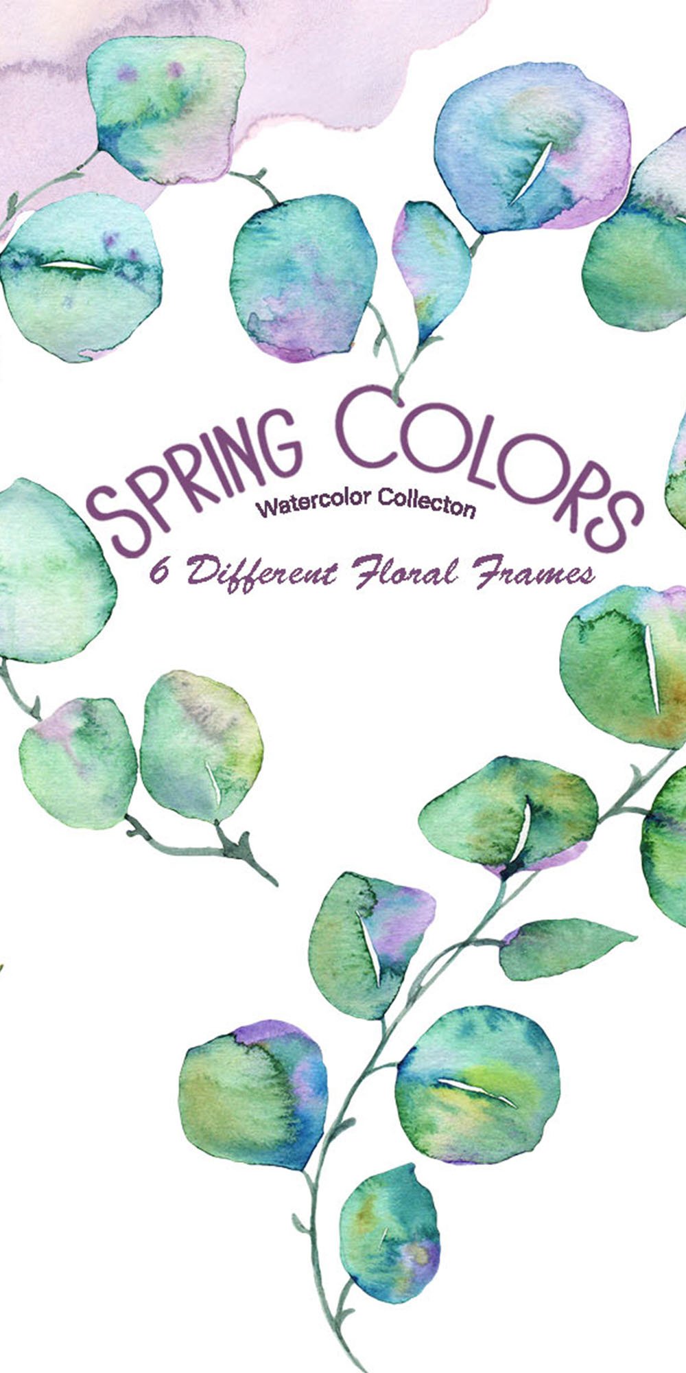 Watercolor Spring Colors