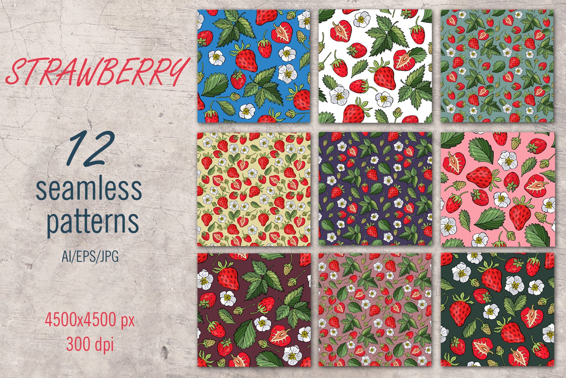 Strawberry - patterns