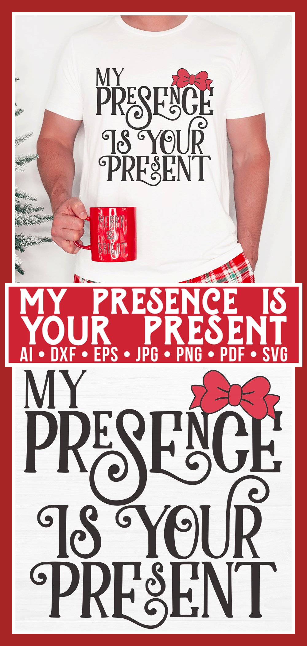 My presence is your present SVG