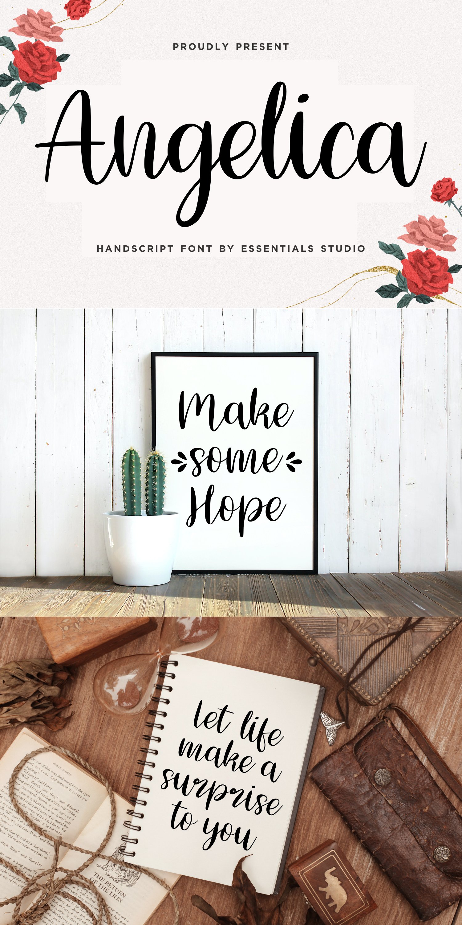 Angelica - Beautiful Script Font