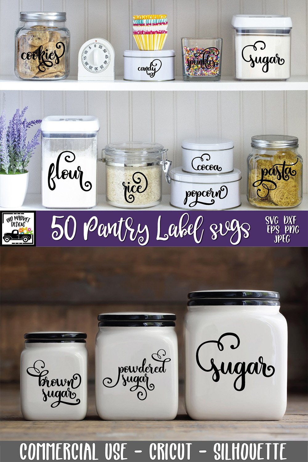 Pantry Labels SVG Cut Files