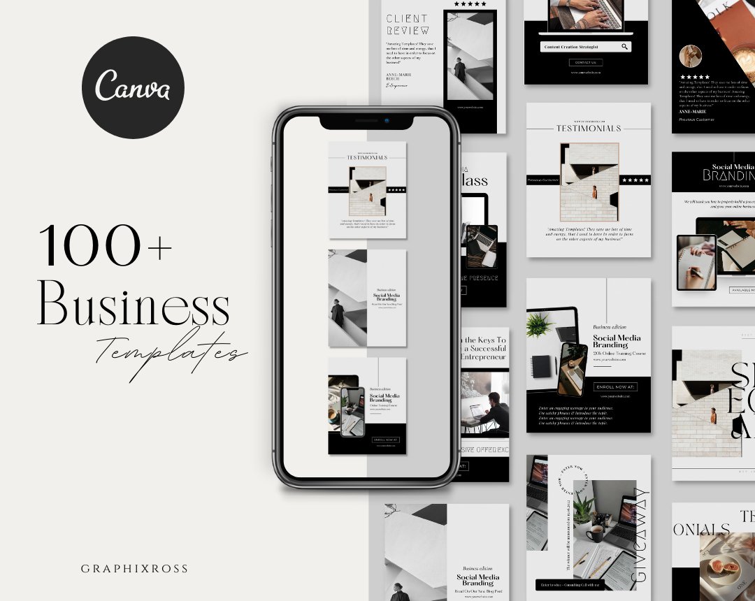 100 Business Instagram Post Templates | Canva (1507631)