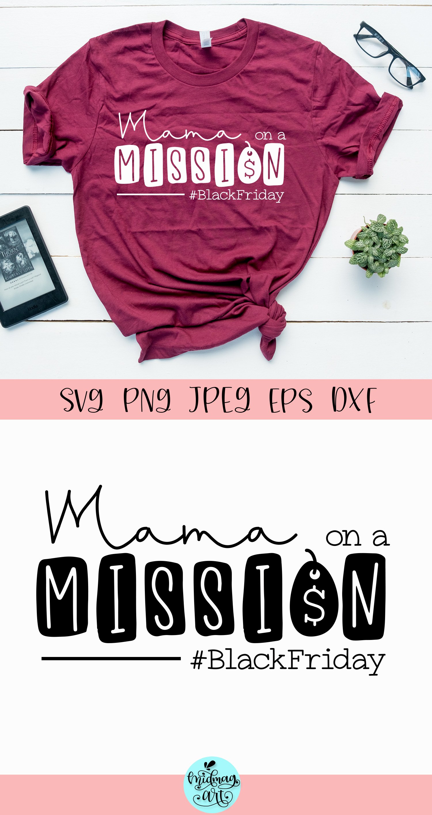 Mama on a mission svg, black friday svg (1042838)