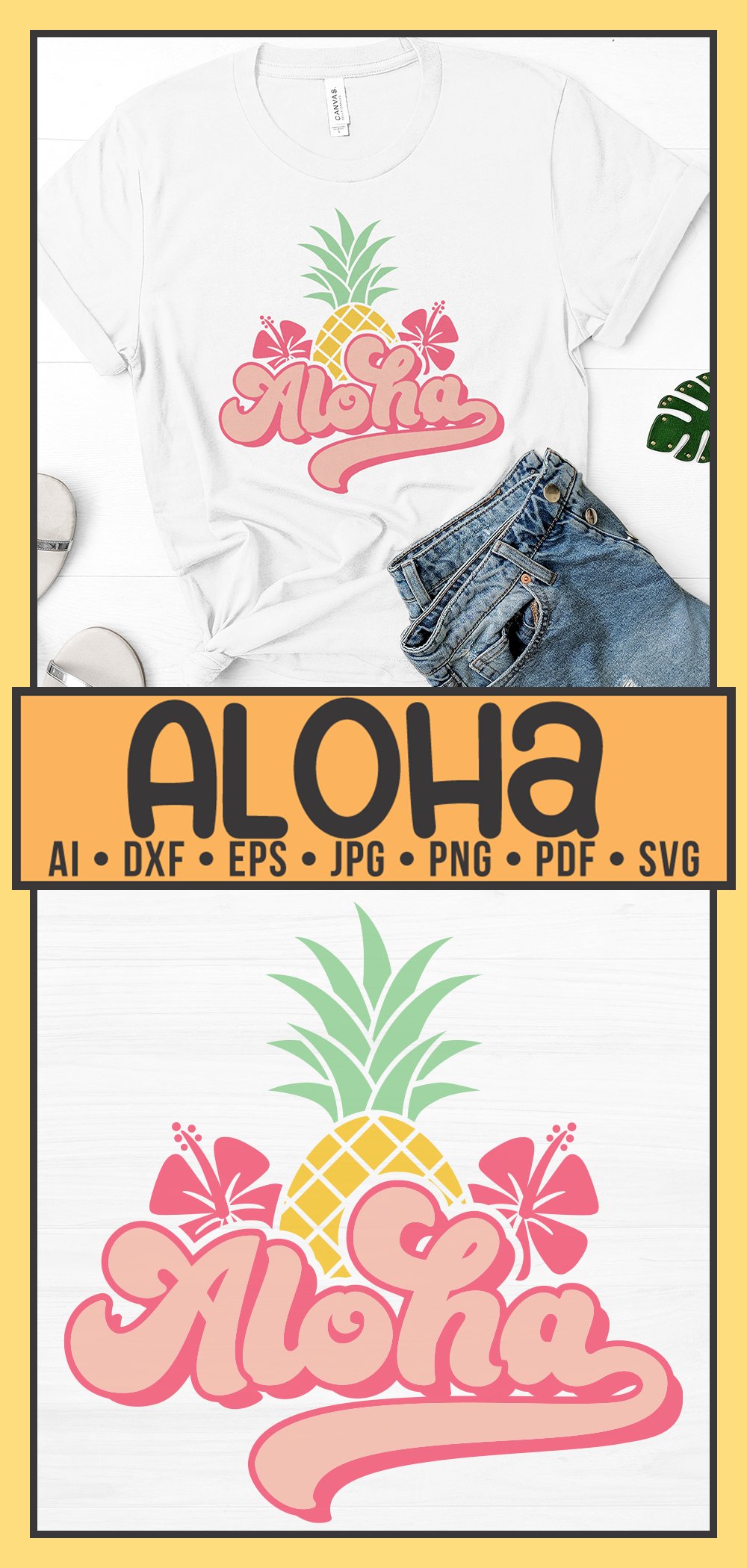 Aloha Retro Summer Design