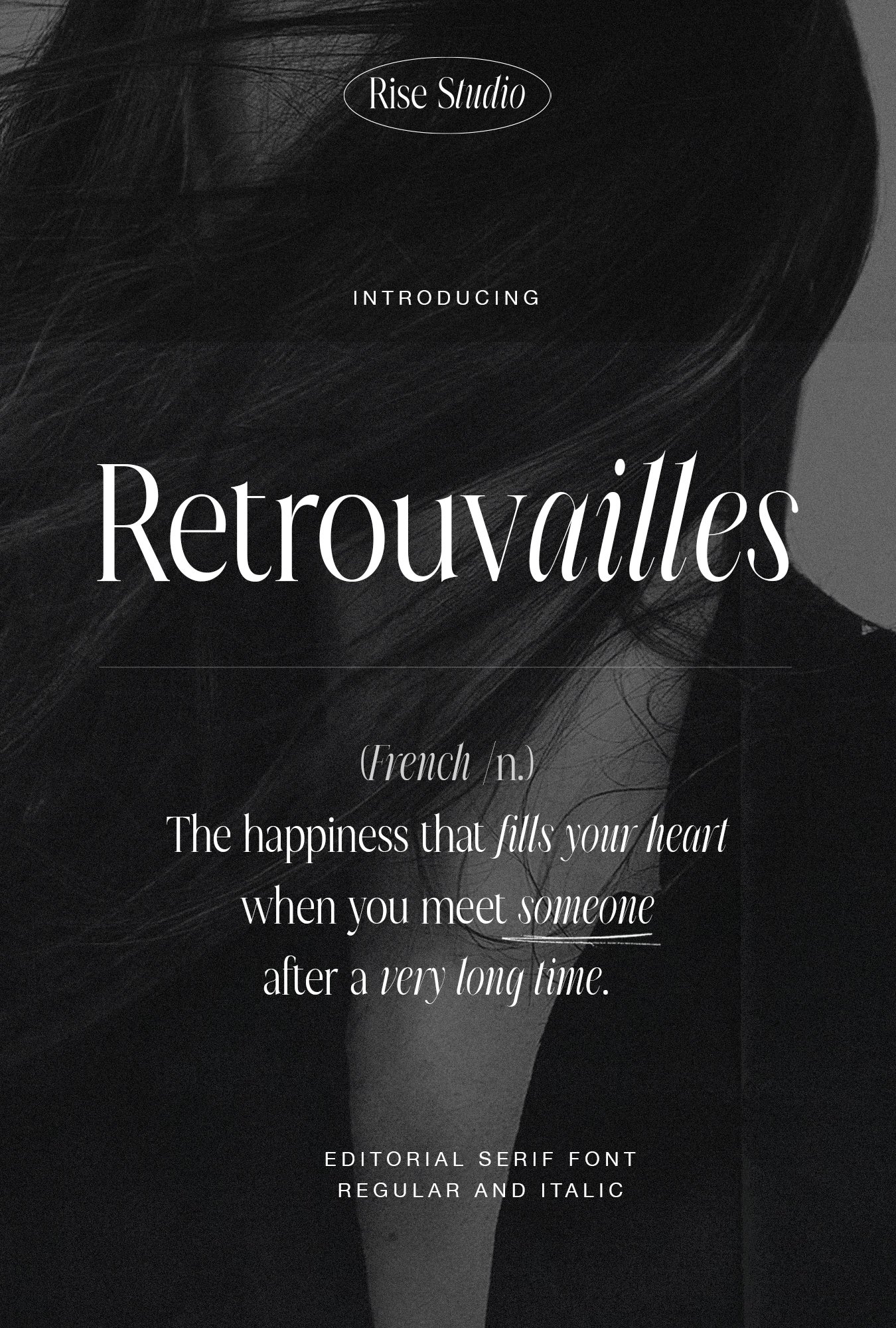Retrouvailles Editorial font