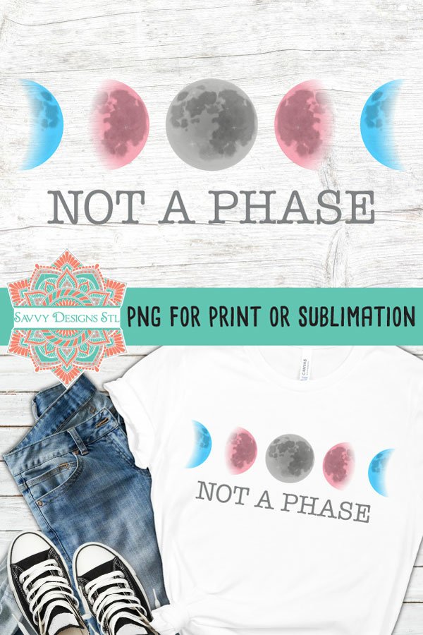 Not A Phase Transgender Pride Moon Phases (1374818)